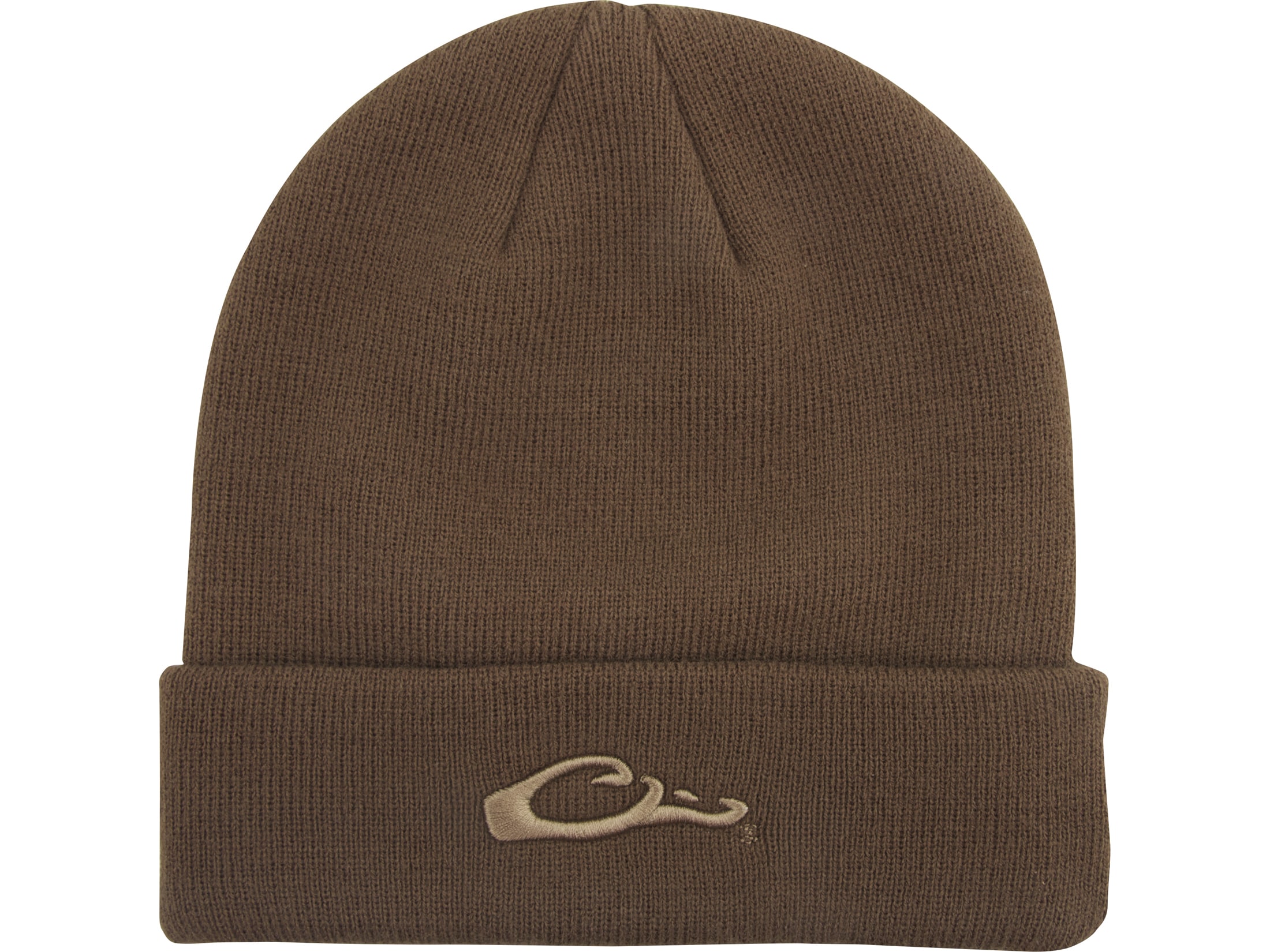 Drake Men's Rib-Knit Stocking Hat Brown One Size Fits Most