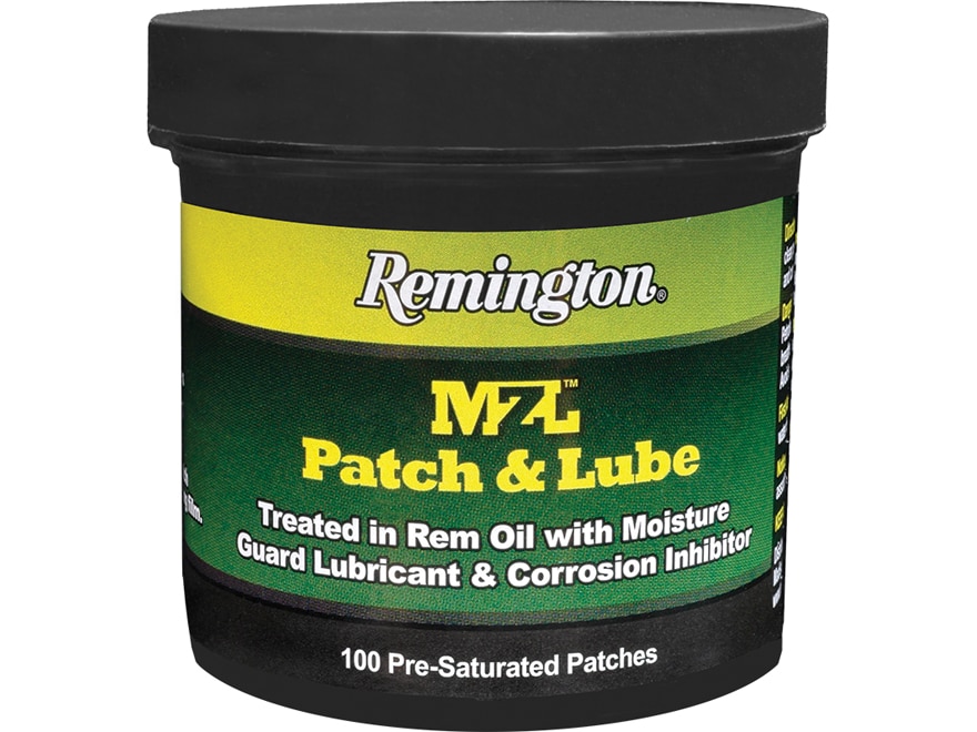 Remington MZL Patch & Lube 2.25 Pre-Saturated Patches 100PK