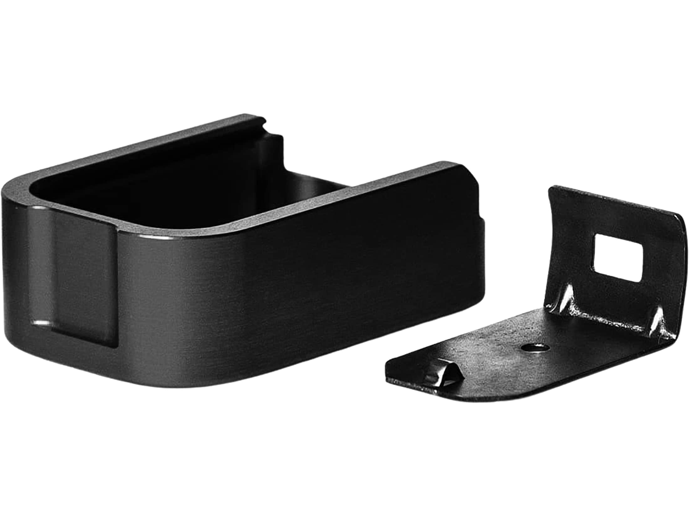 Mec-Gar Plus-2 Set Mag Floor Plate Metal Floorplate Mags Anodized Gray