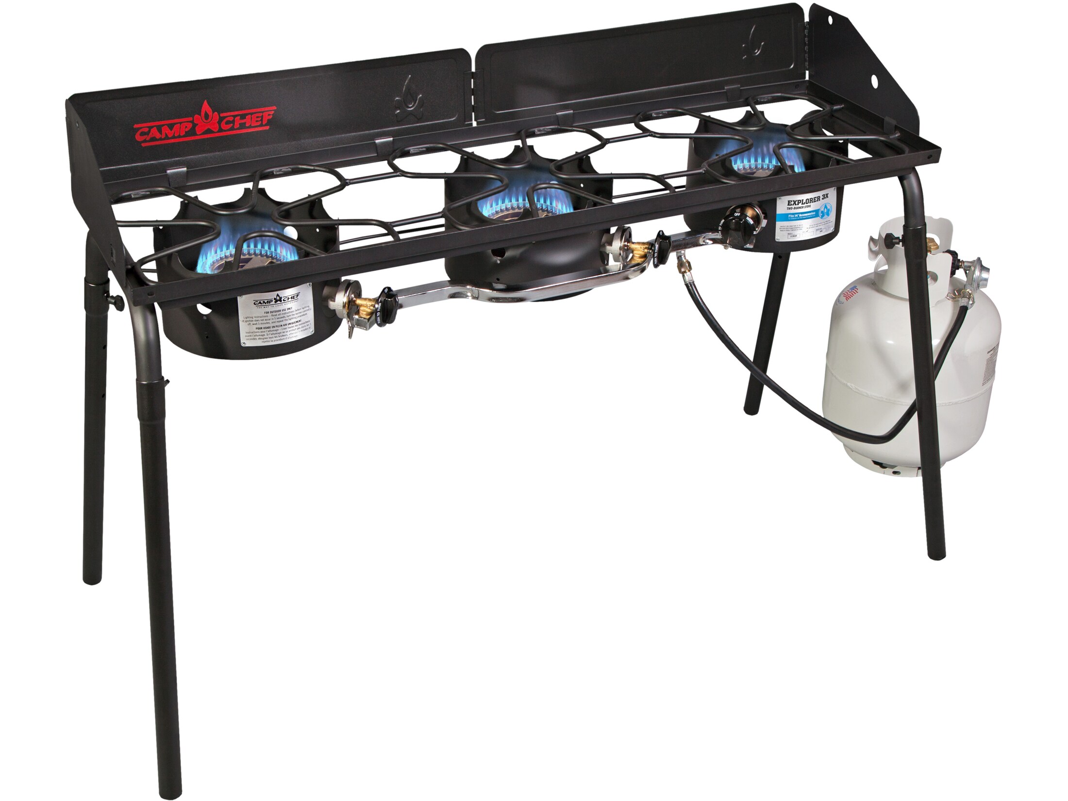Camp Chef Explorer 3X Burner Cooking System Stove