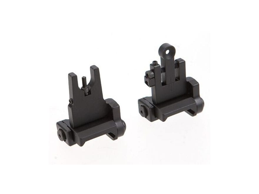Bobro Lowrider Flip Up Sight Set AR-15, LR-308 Aluminum Matte