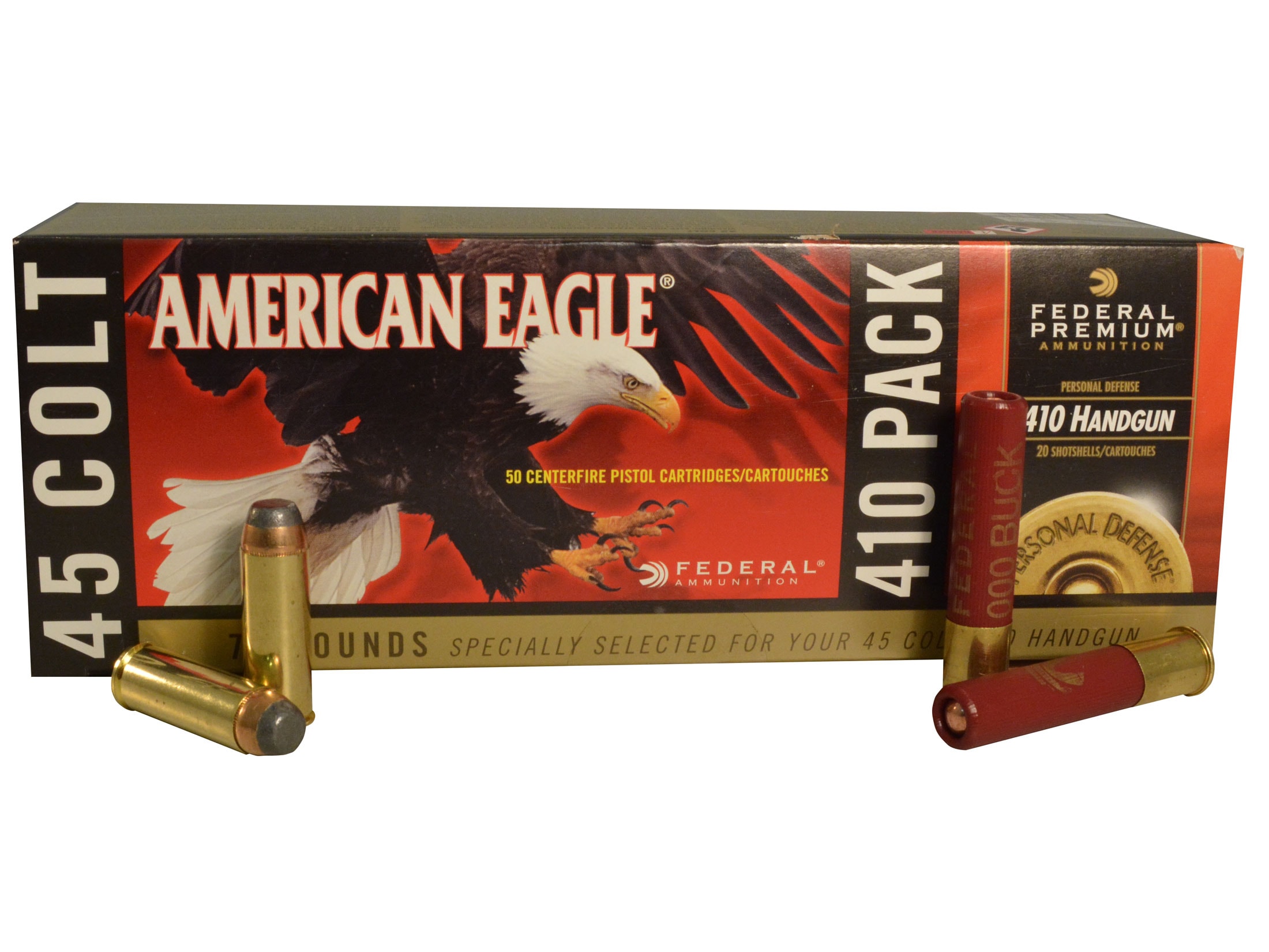 Federal Practice Defend 45 Colt (Long Colt) Ammo 225 Grain Jacketed