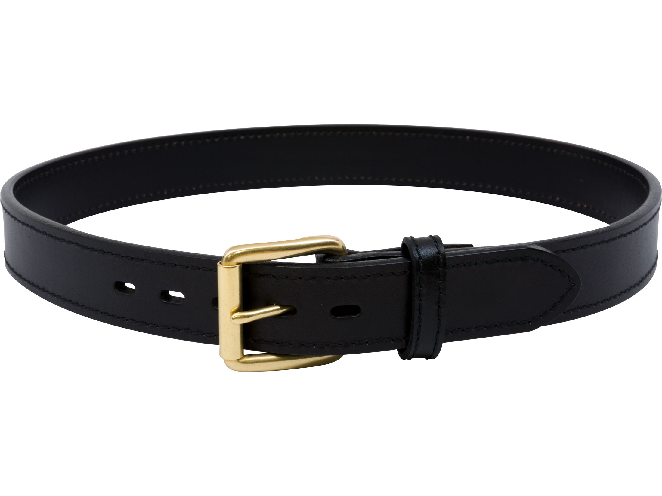 MidwayUSA Concealed Carry Leather 1-1/2 Gun Belt Light Brown 42 Silver