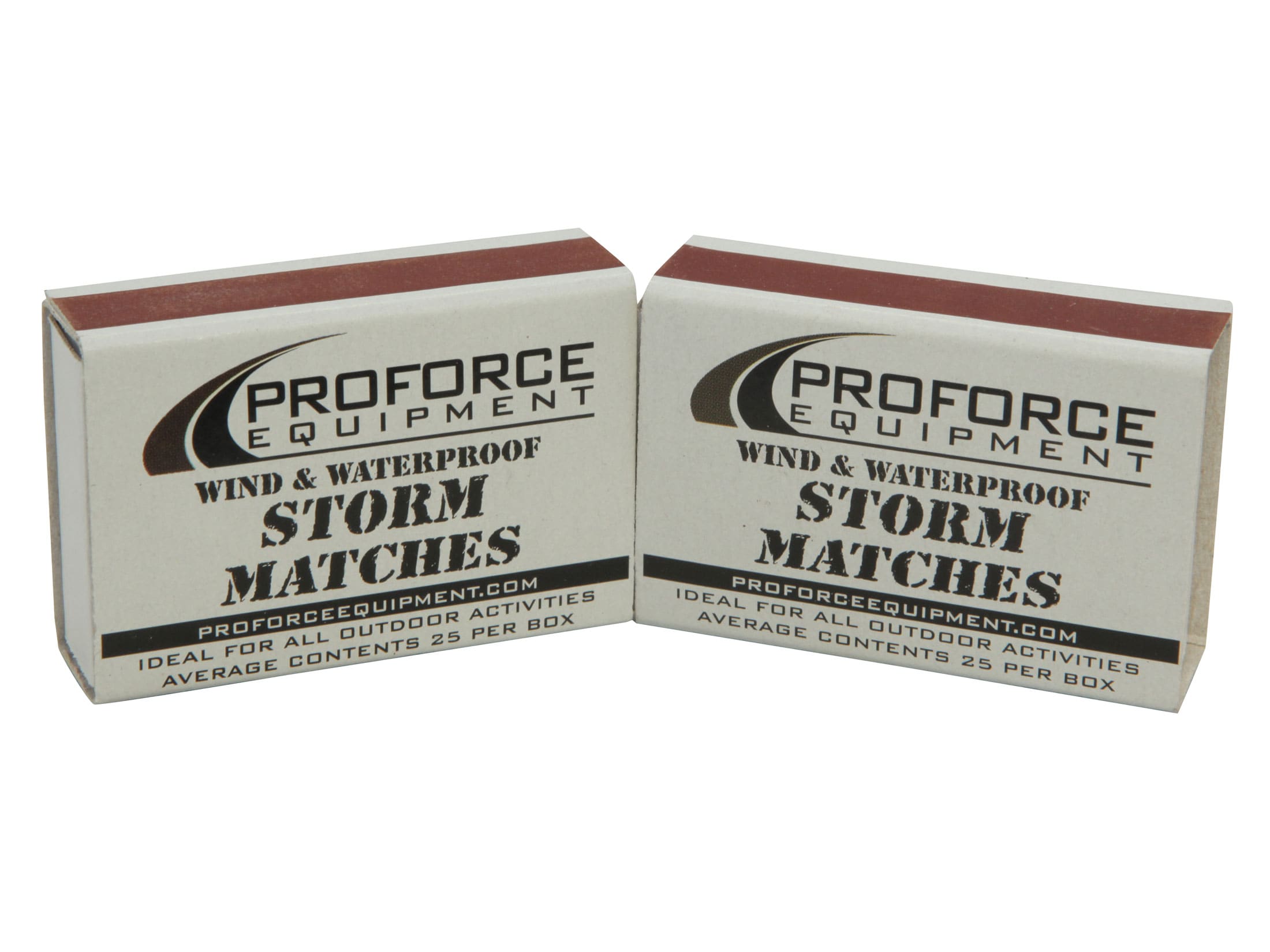 NDUR Windproof & Waterproof Storm Matches Box of 25 2 Pack