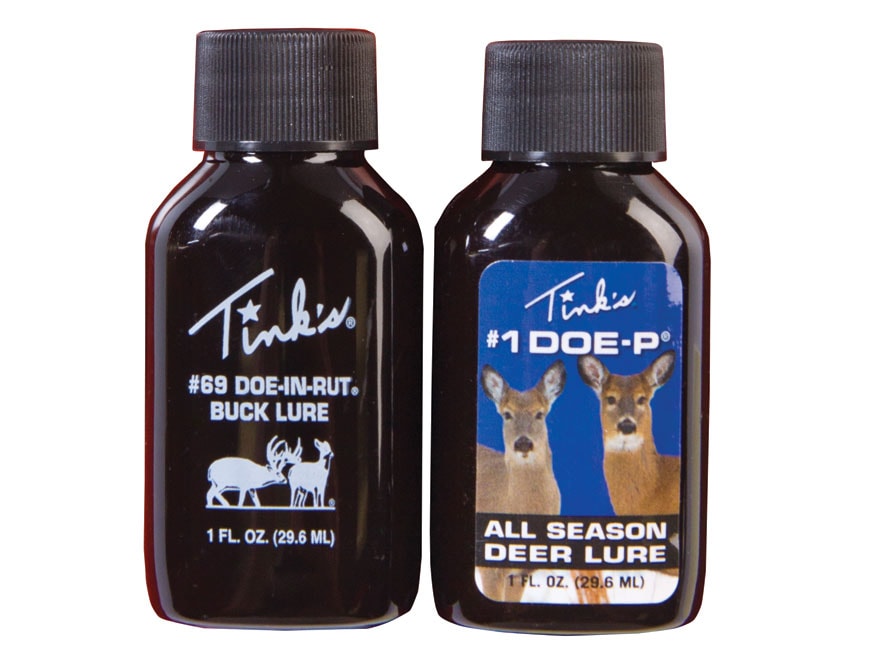 Tink's #69 Doe-in-Rut Buck Lure #1 Doe-P Combo Deer Scent Liquid