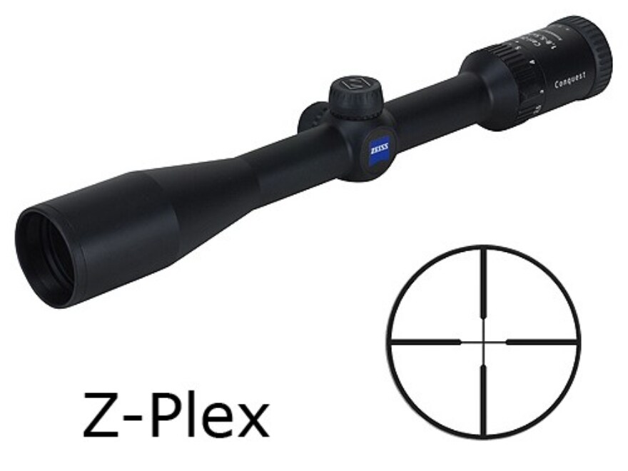 Zeiss MC Conquest Rifle Scope 1.8-5.5x 38mm Z-Plex Reticle Matte