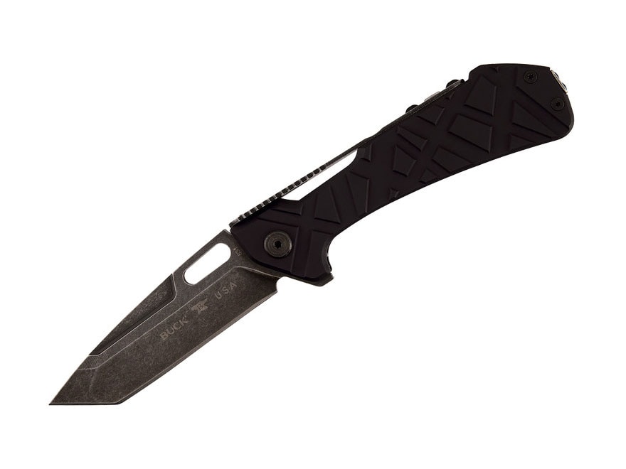 Buck Knives Marksman Folding Pocket Knife 3.5 Tanto Point 154CM Steel