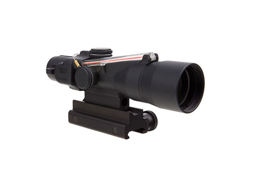 Trijicon ACOG TA33 Compact Rifle Scope 3x 30mm Dual-Illuminated Red