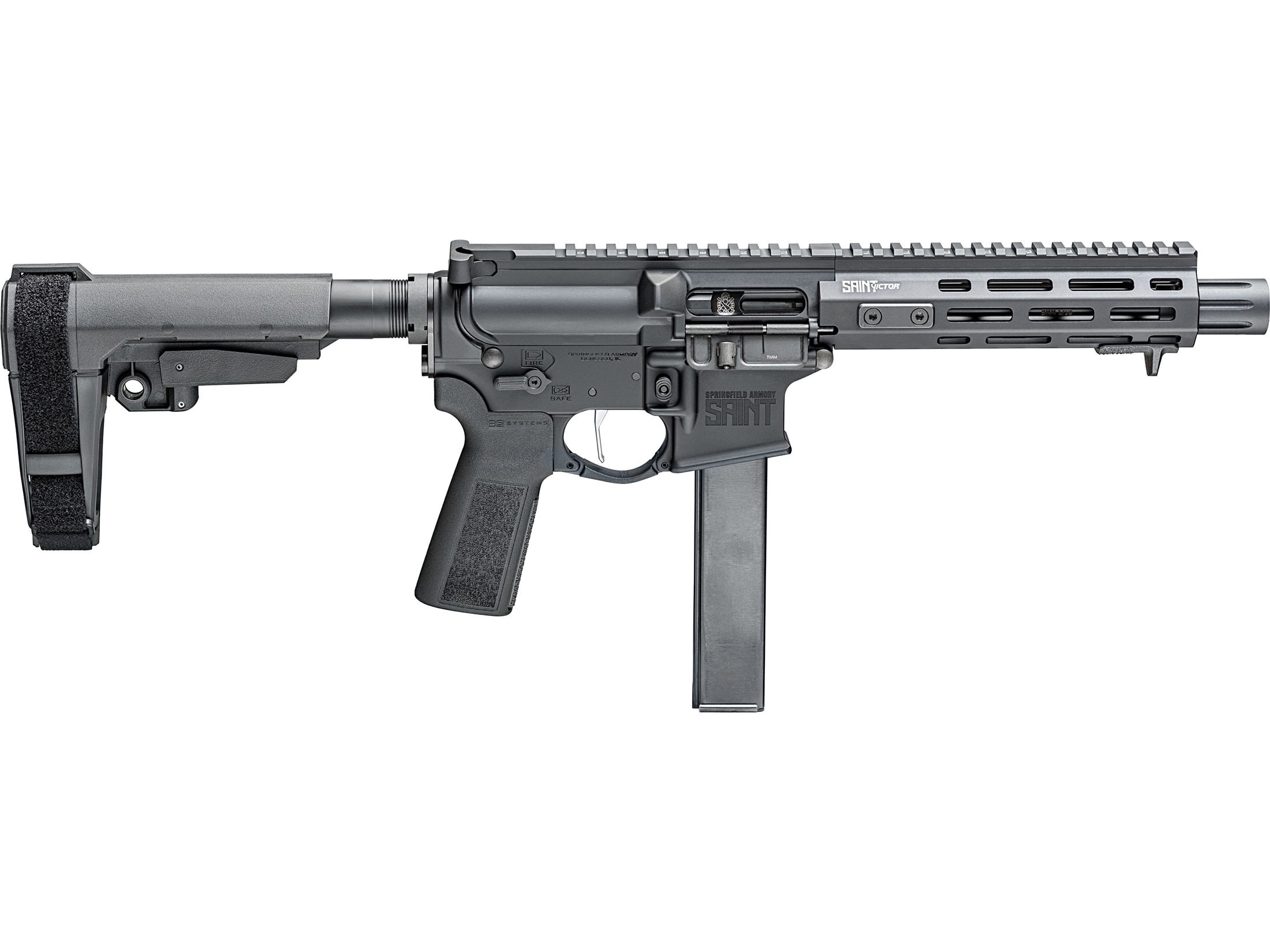 Springfield Armory Saint Victor AR-15 9mm Luger Pistol 5.5 Barrel 32+1