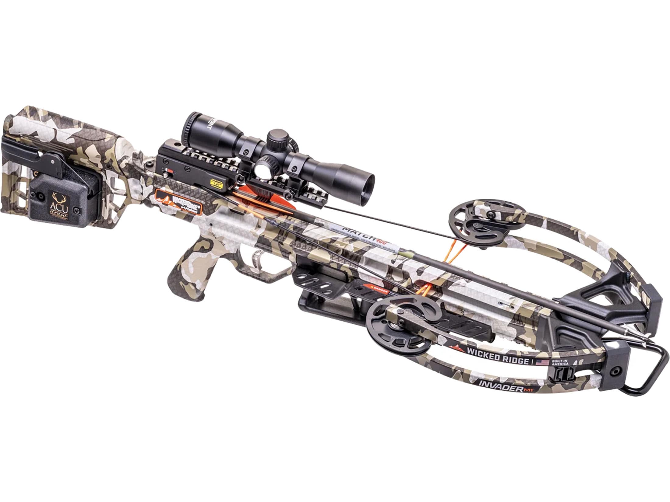 Wicked Ridge Invader M1 Crossbow Pro-View 400 Scope ACUdraw Peak XT