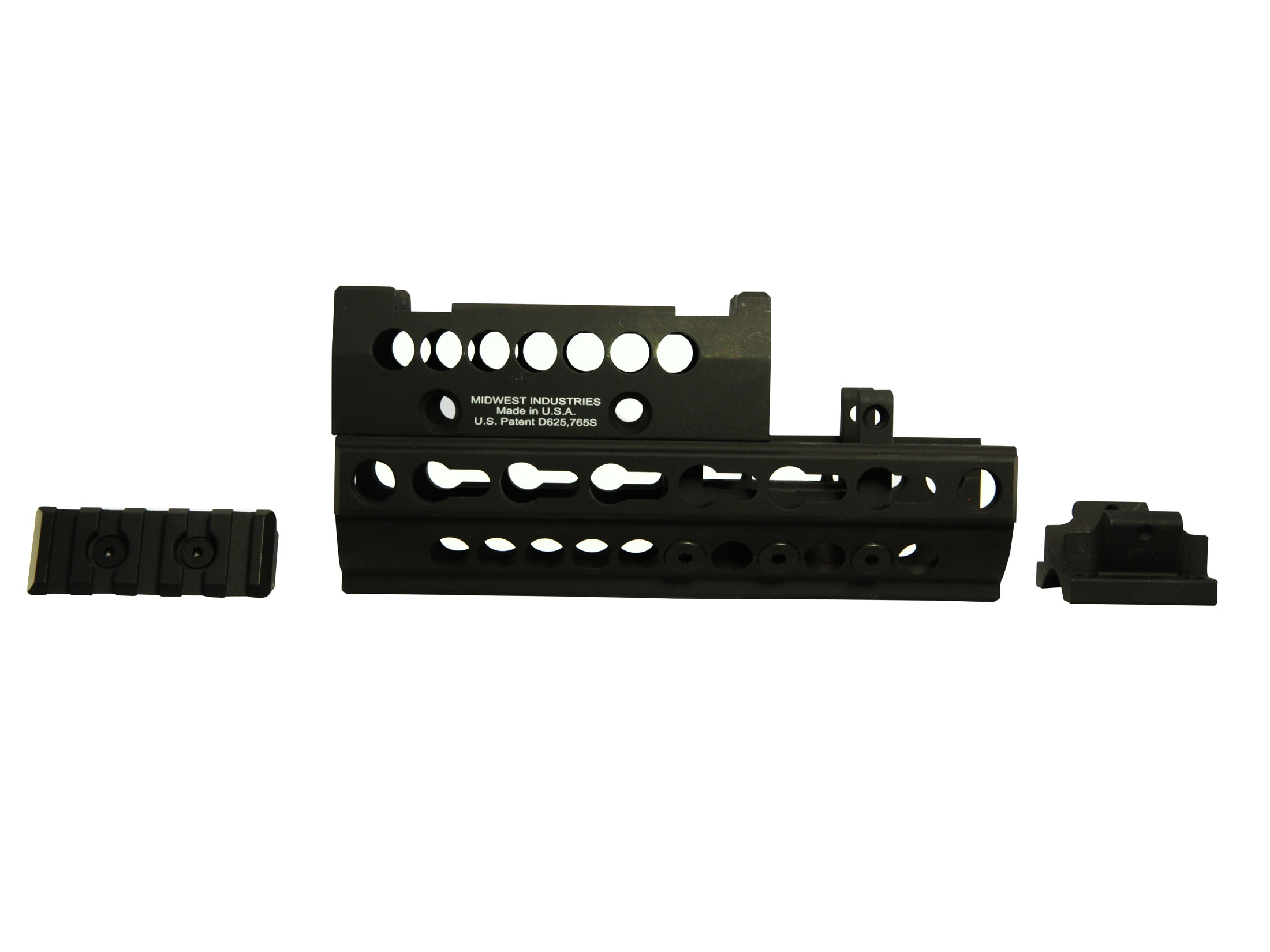 Midwest Industries US Palm 2-Piece KeyMod Handguard Quad Rail AK-47,