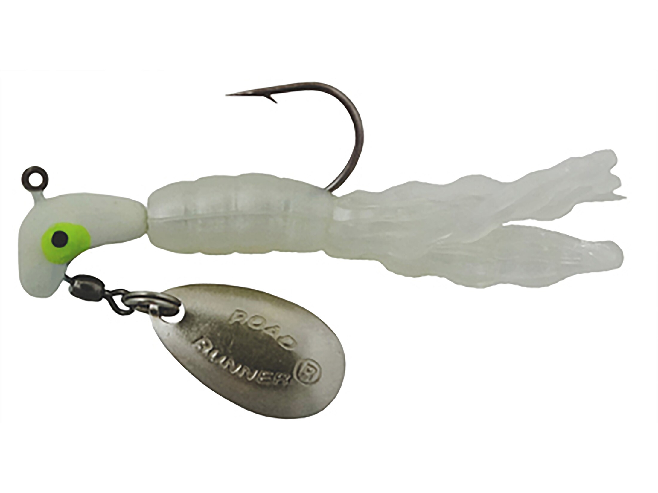 Road Runner Turbo Tails Underspin Jig Chartruese/Black/Chartruese