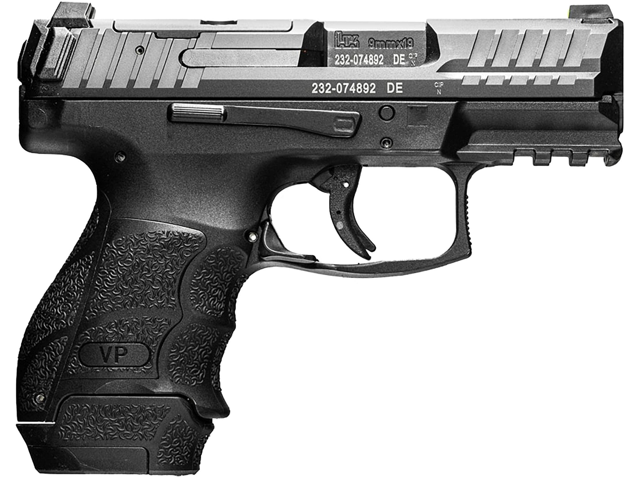 HK VP9SK Optics Ready 9mm Luger Pistol 3.4 Barrel 15+1 Round Black
