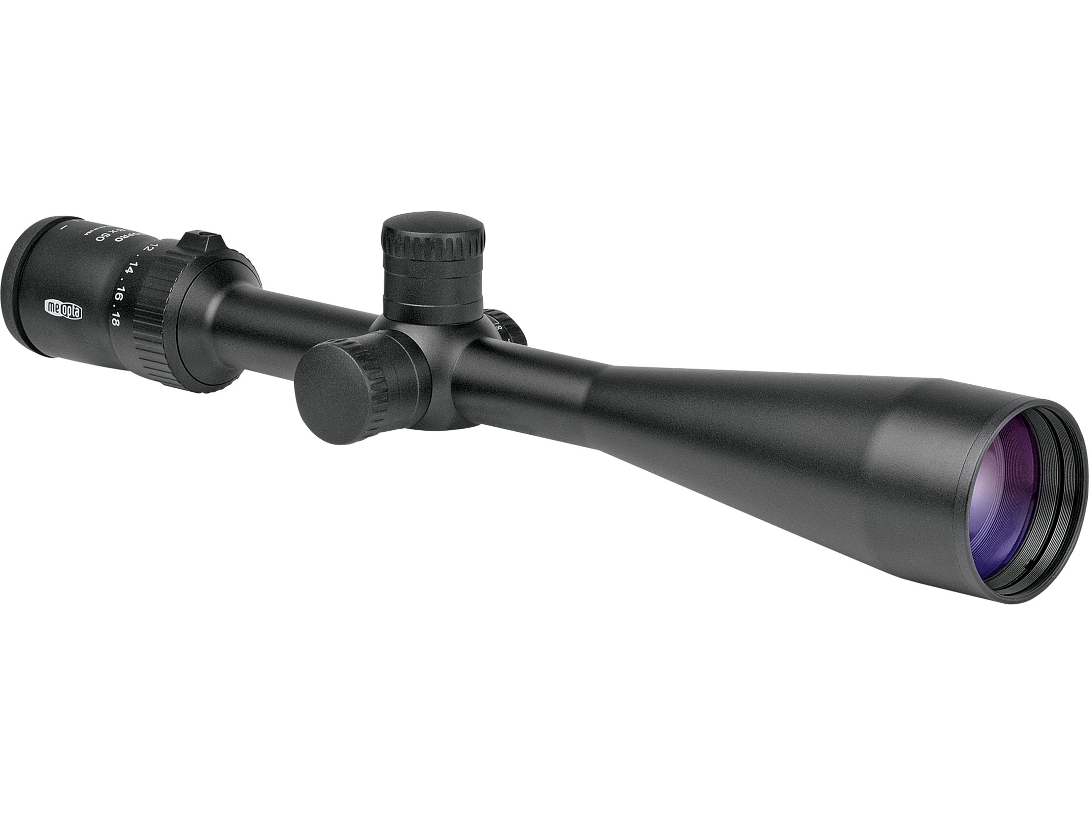 Meopta MeoPro Rifle Scope 6-18x 50mm Side Focus Mil-Dot Reticle Matte