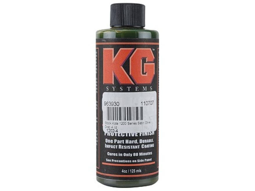 KG Gun Kote Air Cure 1200 Series Satin Olive Drab 4oz