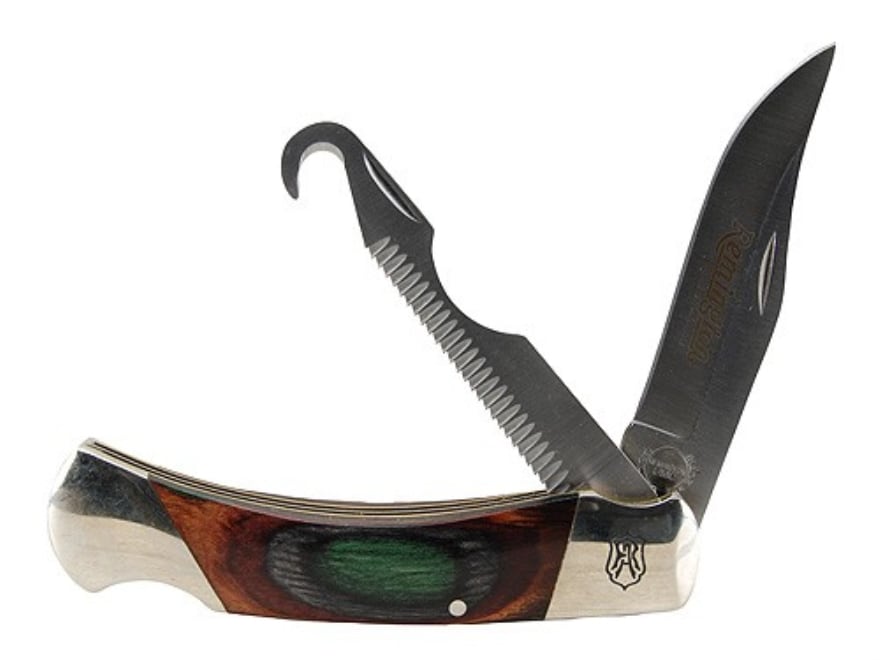 Remington Heritage Series Big Game Folding Pocket Knife 4-1/2 Drop