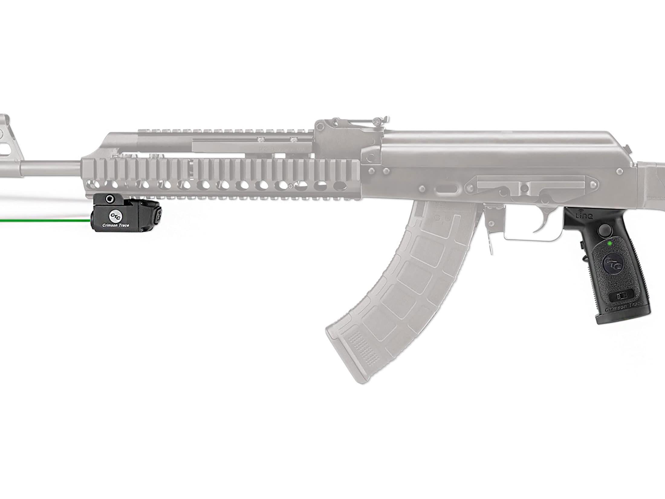 Crimson Trace LiNQ Wireless Weapon Light White LED Green Laser Sight