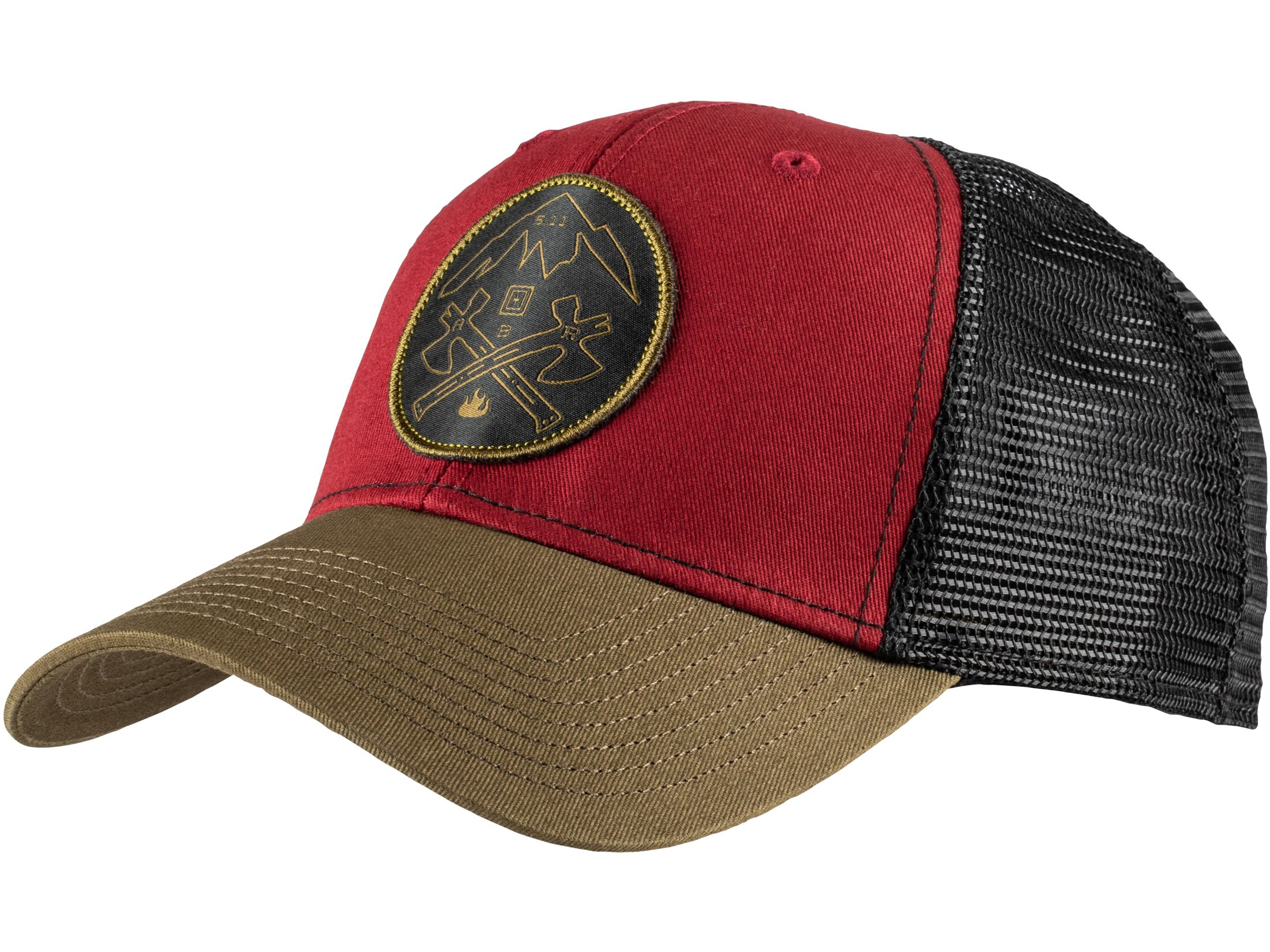 5.11 Men's Crossed Axe Mountain Trucker Hat Multi One Size Fits Most