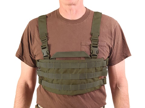 High Speed Gear AO MOLLE Chest Rig Nylon Olive Drab