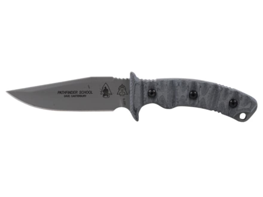 TOPS Knives Pathfinder School Knife Fixed Blade Tactical Knife 4 Clip