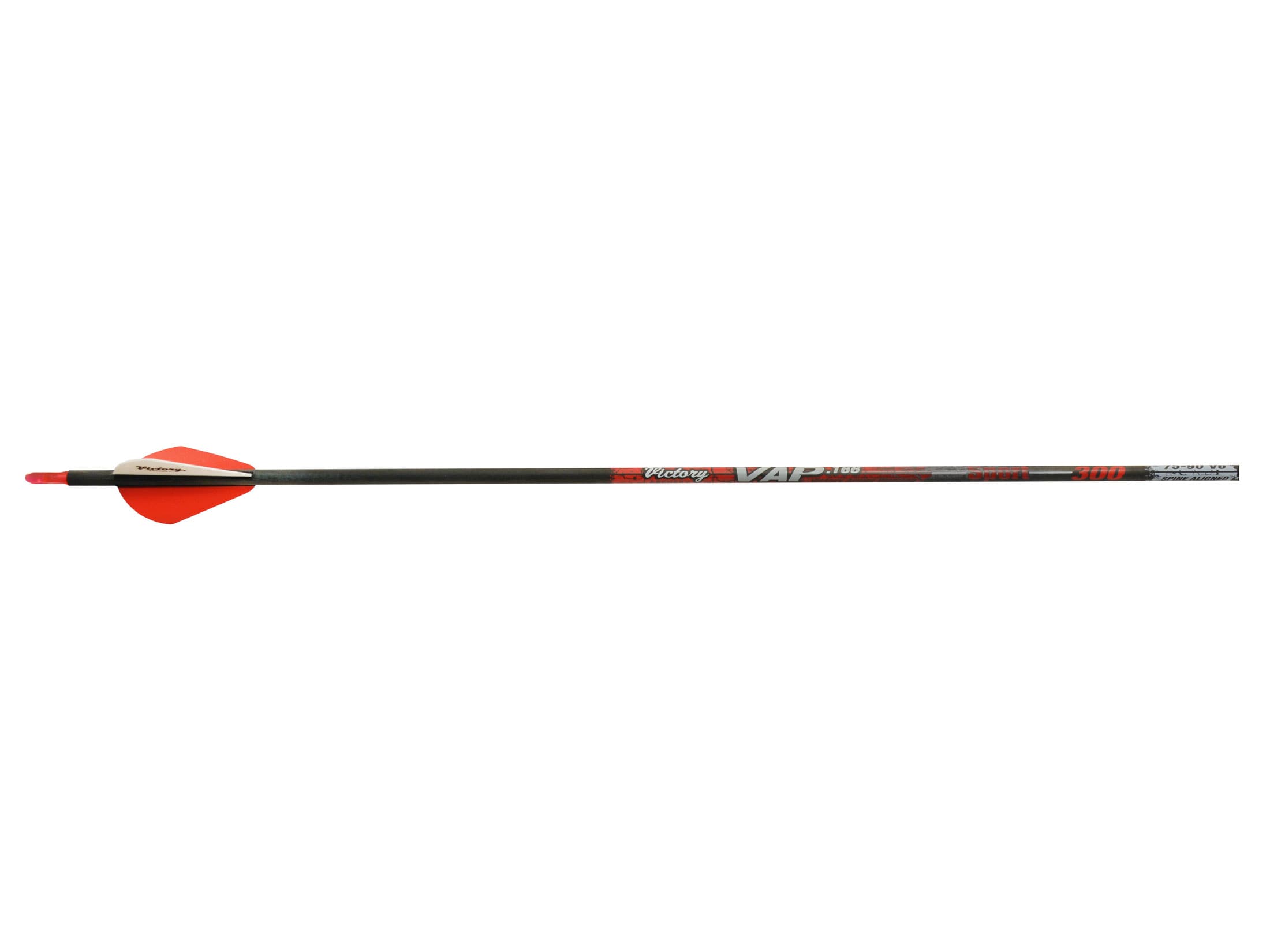 Victory VAP .166 Series Sport 350 Carbon Arrow 2 Vanes Black 6PK