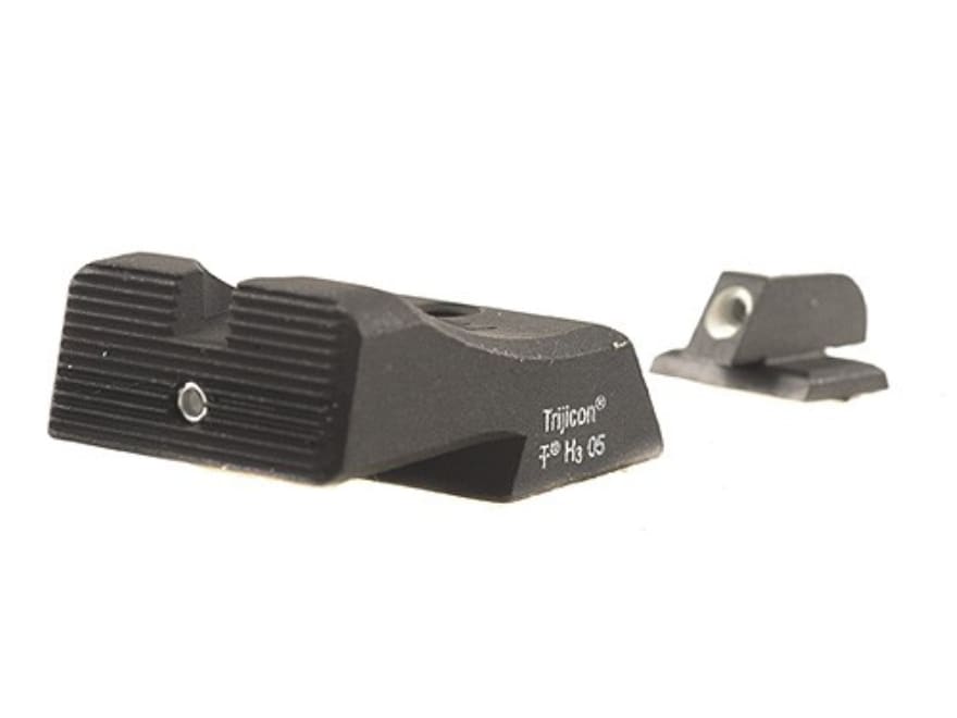 STI Sight Set 1911 STI Front Cut Novak Rear Cut Steel Blue Tritium