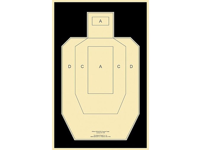 National Target Practice IPSC Target Paper 100PK