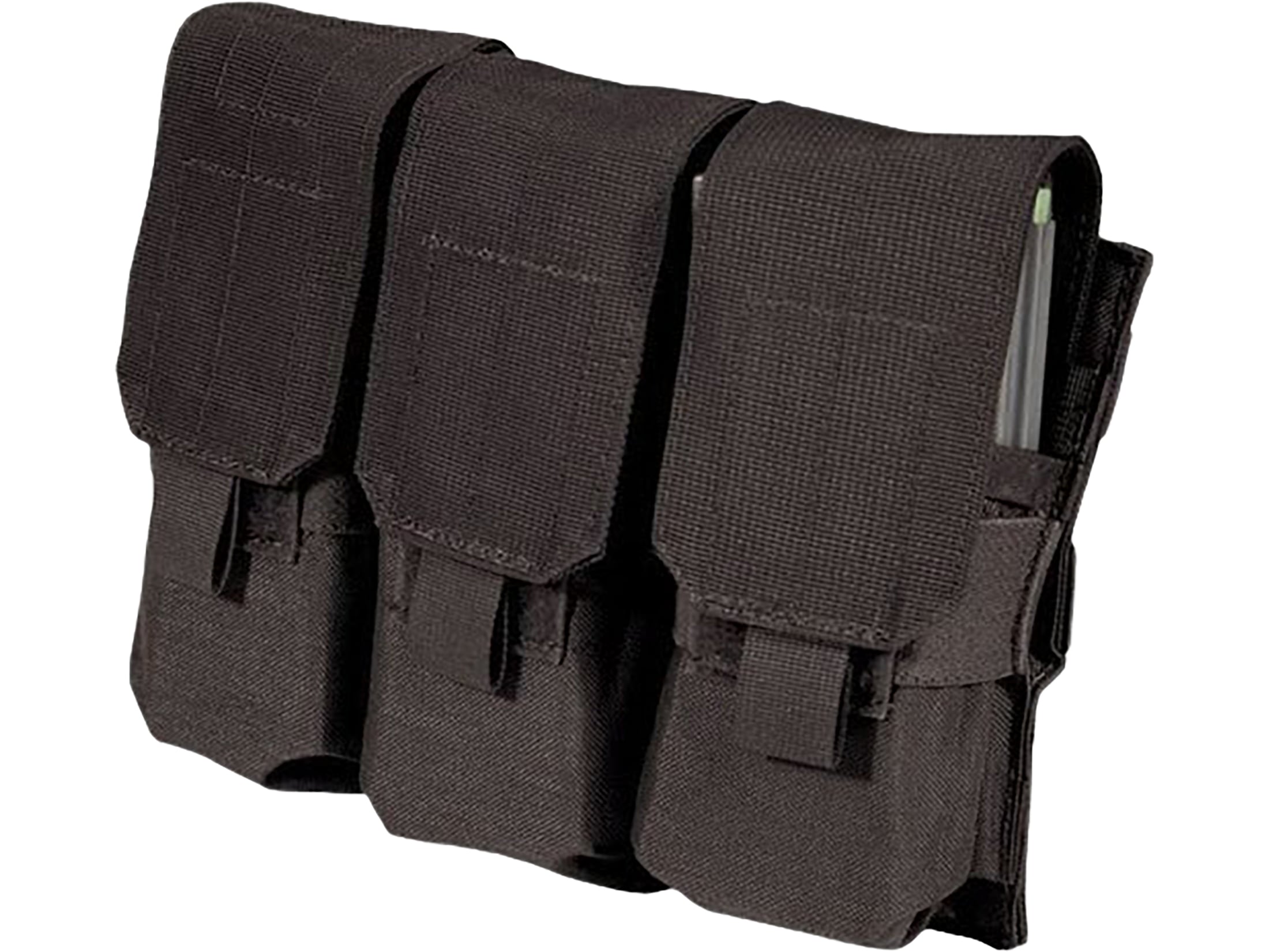 BLACKHAWK! STRIKE Triple MP5 Mag Pouch Nylon Black