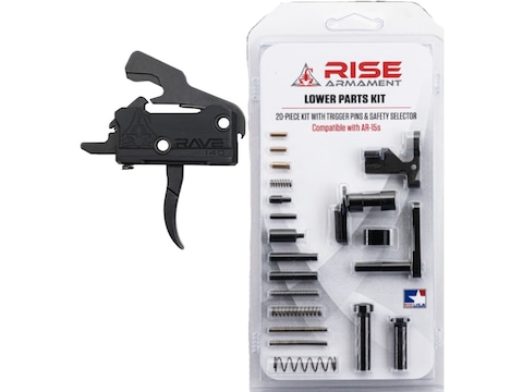 Rise Armament Rave 140 Curved Trigger Customizable Lower Receiver