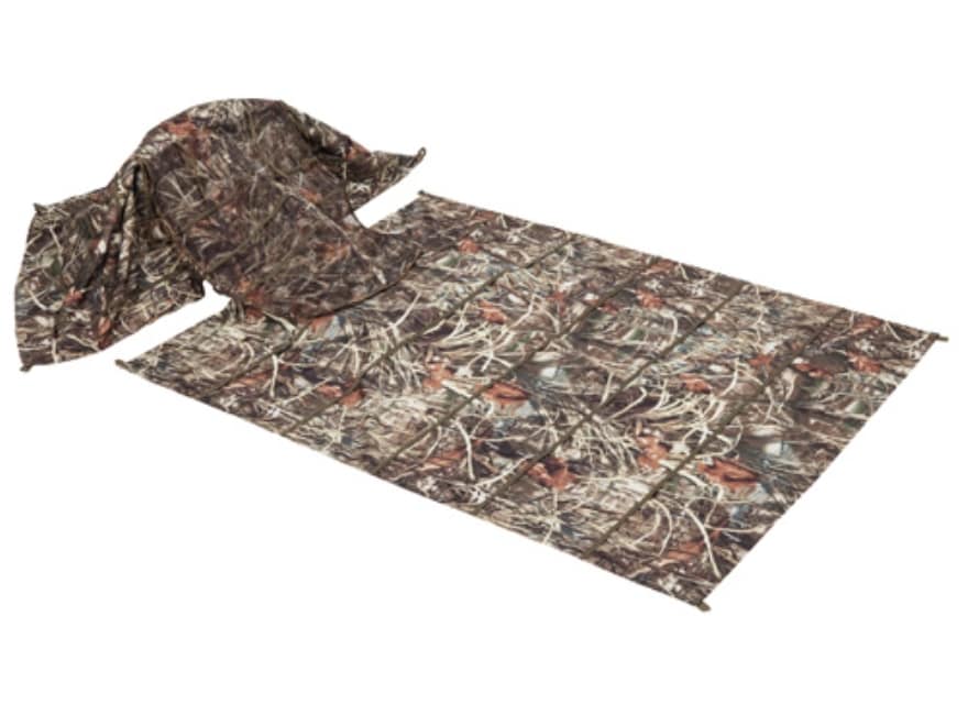 Banded Keyhole Layout Blind Polyester Realtree Max-4 Camo