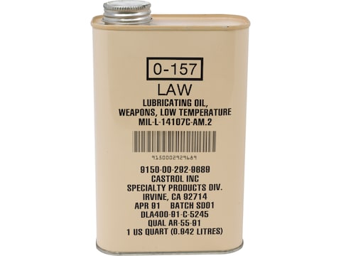 Military Surplus Weapons Lubricating Oil Grade 1 32oz Liquid