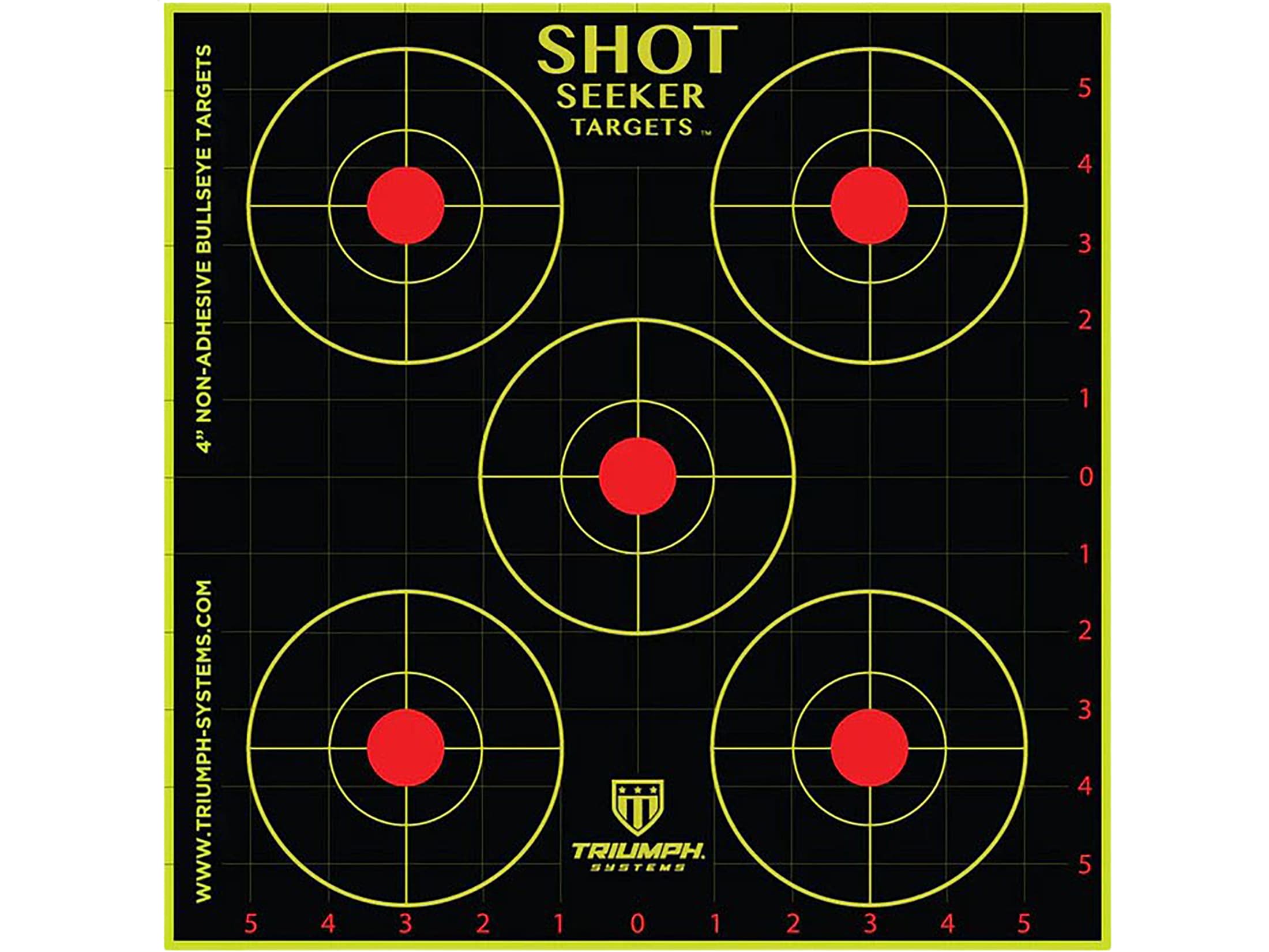 Triumph Systems Shot Seeker 4 Non-Adhesive Target Bullseye 10PK