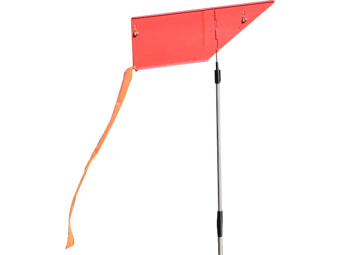 MTM Wind Reader Shooting Range Flag Red