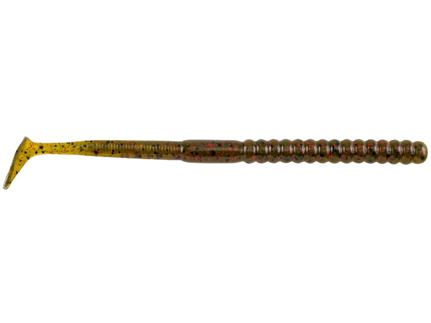 Berkley PowerBait Wind Up Worm Red Shad Green Glitter