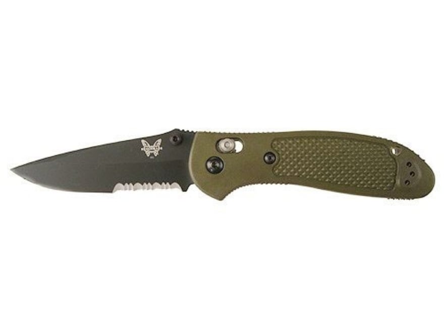 Benchmade 551 Griptilian Folding Knife 3.45 Serrated 154CM SS Drop