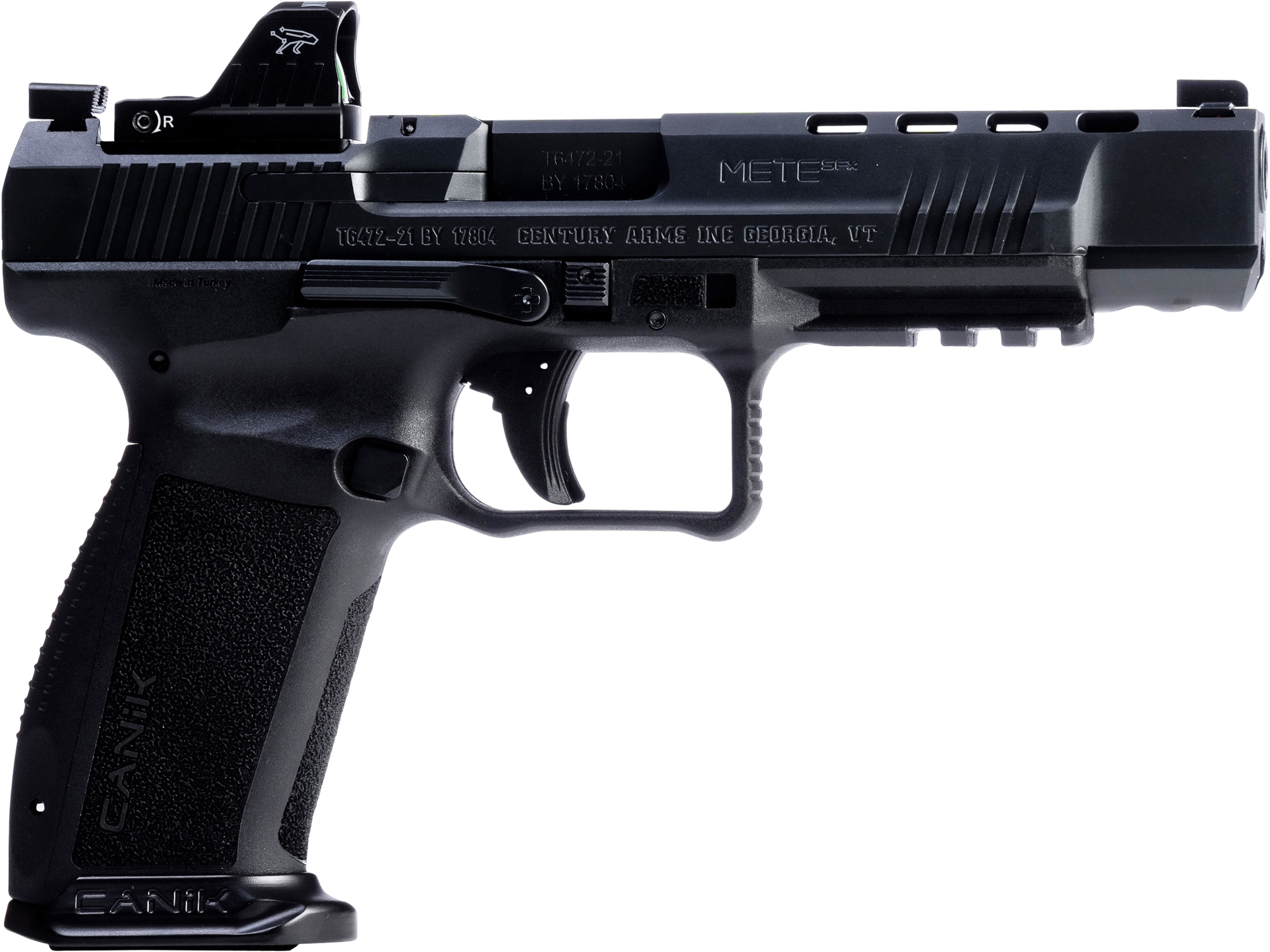 Canik METE SFx 9mm Luger Pistol 5.2 Barrel 20+1 Round Black Red Dot