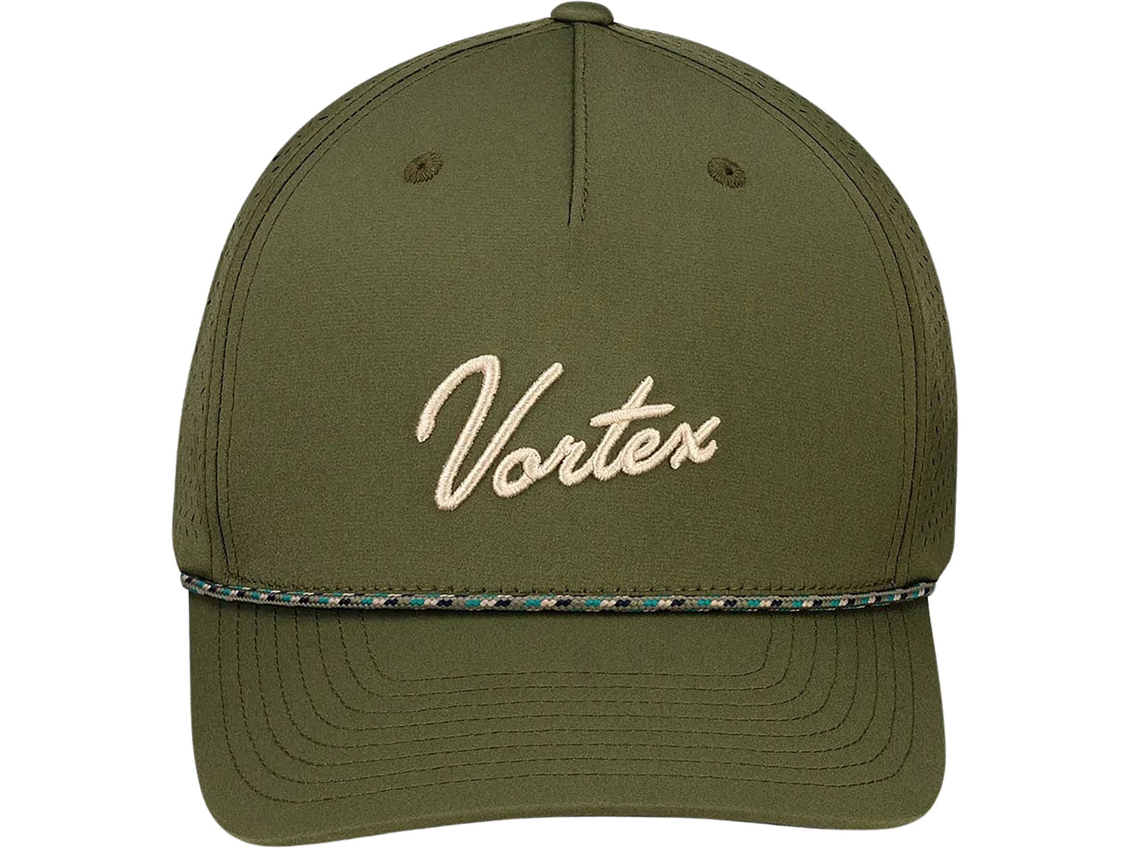 Vortex Optics Men's Script Logo Rope Hat White One Size Fits Most