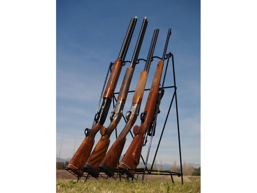 Versatile Gun Rack Portable Rifle & Shotgun Rack Vinyl Coated Steel