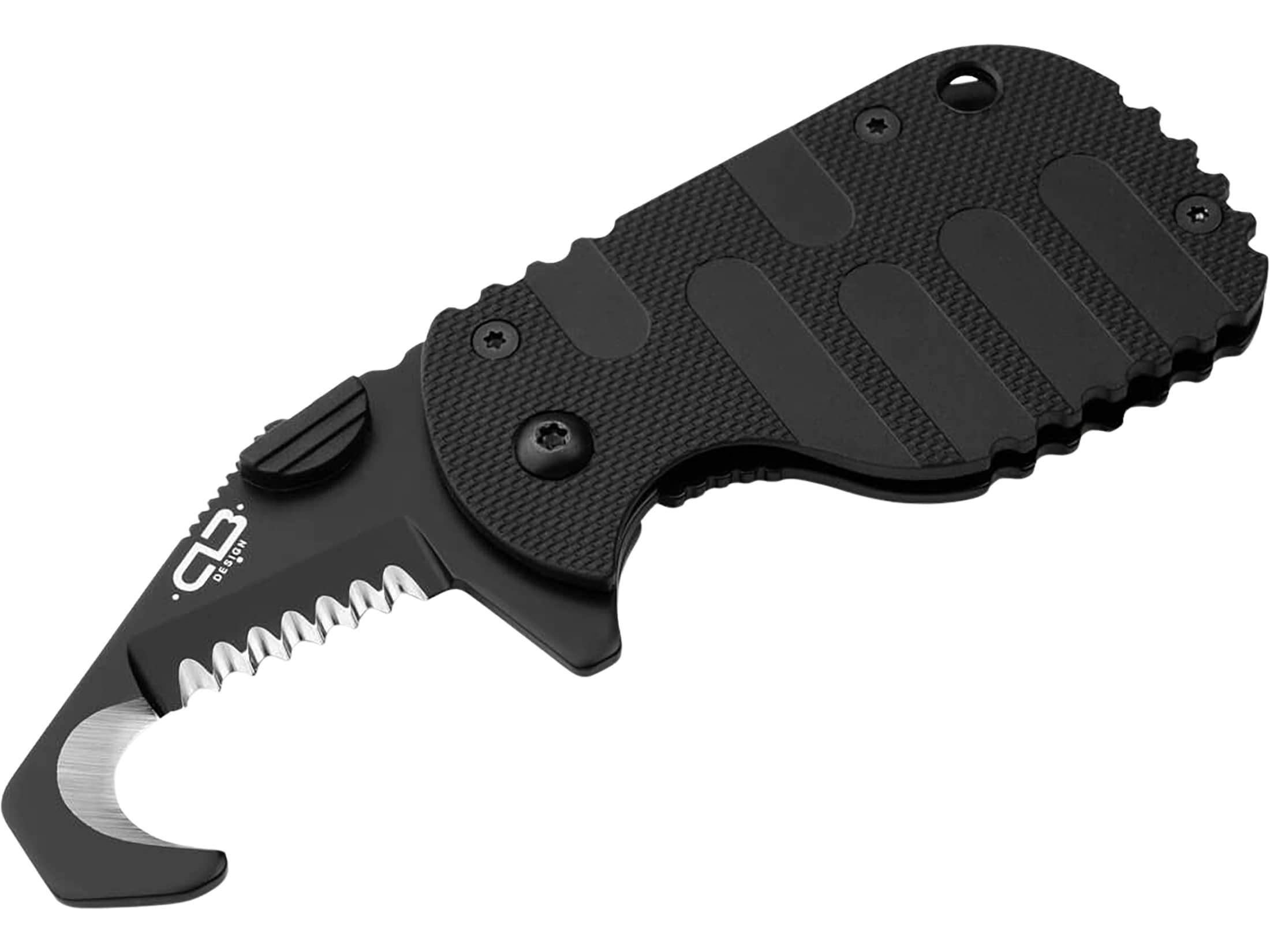 Boker Knives Rescom 2.0 Pocket Knife 2.09 Rescue Hook D2 Black Blade