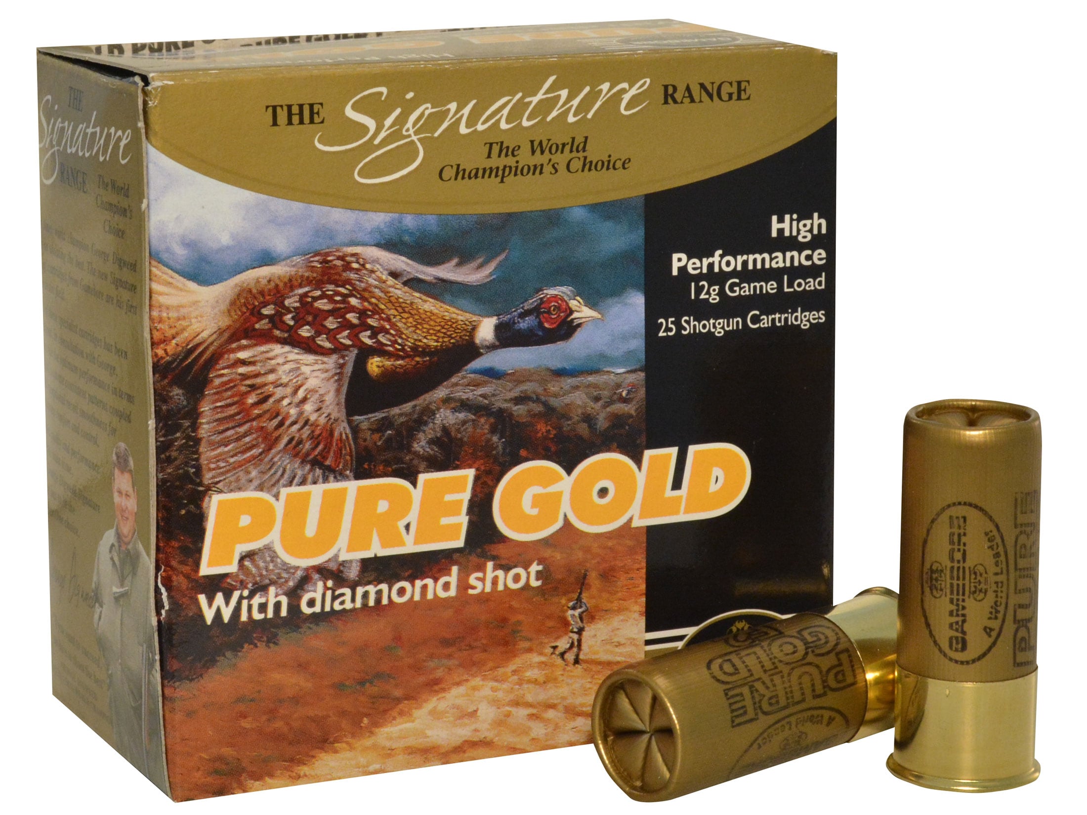 Kent Gamebore Pure Gold Diamond 12 Ga Ammo 2-1/2 #6 Lead Shot 1oz Box