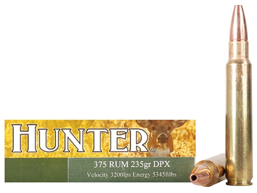 Cor-Bon DPX Hunter Ammo 375 Remington Ultra Mag 235 Grain DPX Hollow