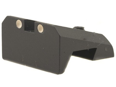 Novak Competition Rear Sight 1911 Standard Rear Cut Steel Black White