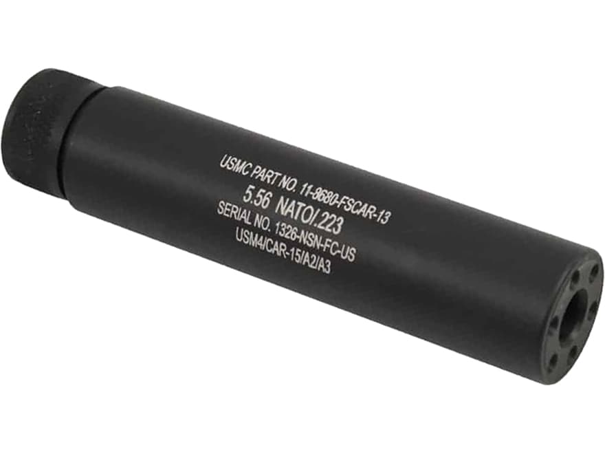 GUNTEC USA AR-15 Slip Over Faux Suppressor Aluminum Black