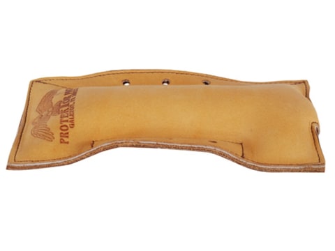 Protektor Front Squeeze Bag Shooting Rest Bag Leather Tan Filled