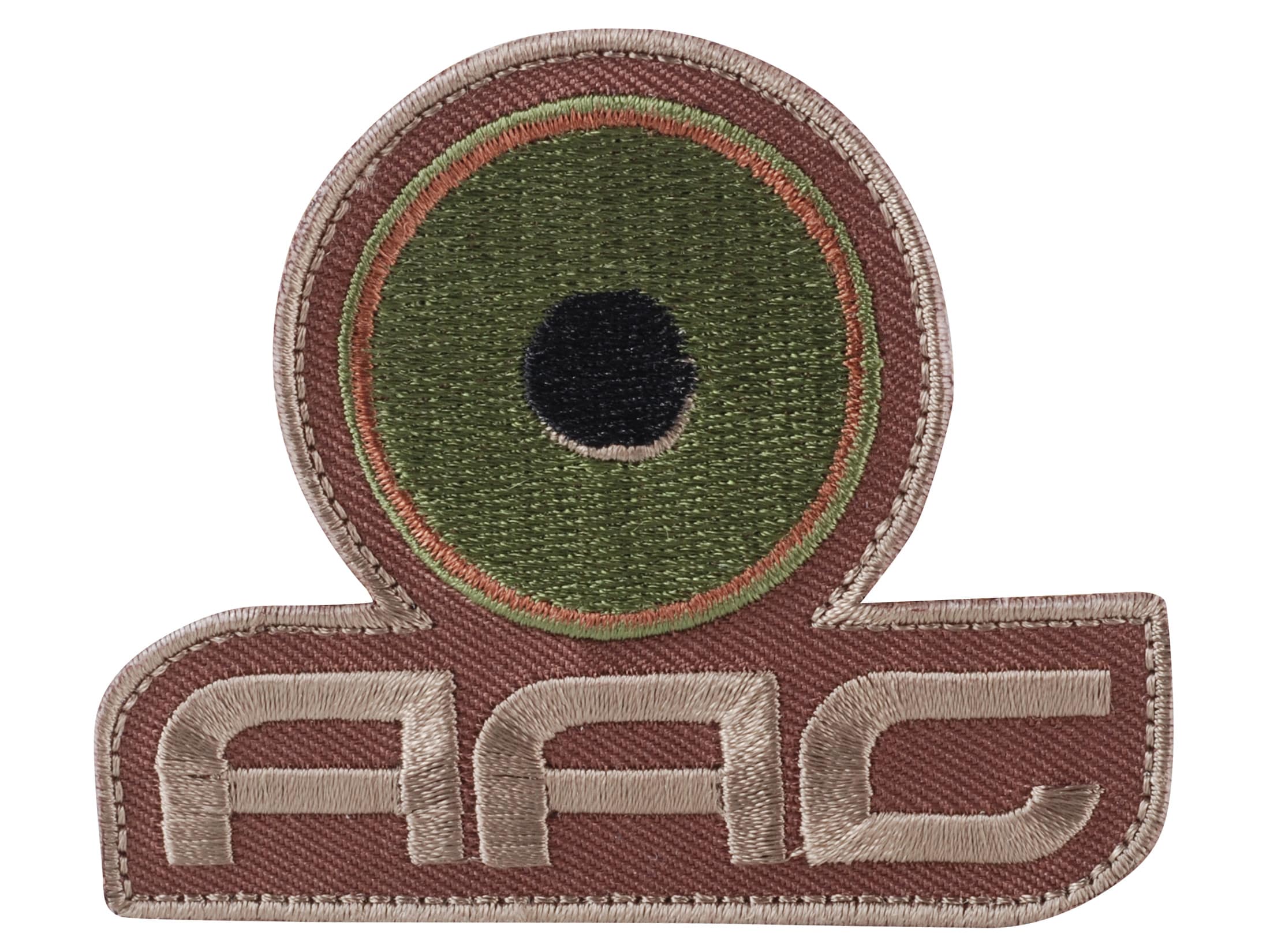 Advanced Armament Co (AAC) Stacked Logo Patch Hook-&-Loop Fastener Tan