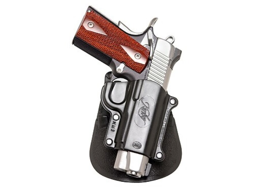 Fobus Paddle Slide Holster Right Hand 1911 Polymer Black