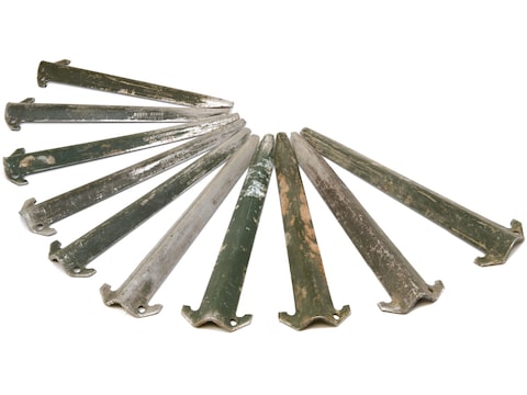 Military Surplus 12 Tent Stake Grade 2 Aluminum Pack of 10