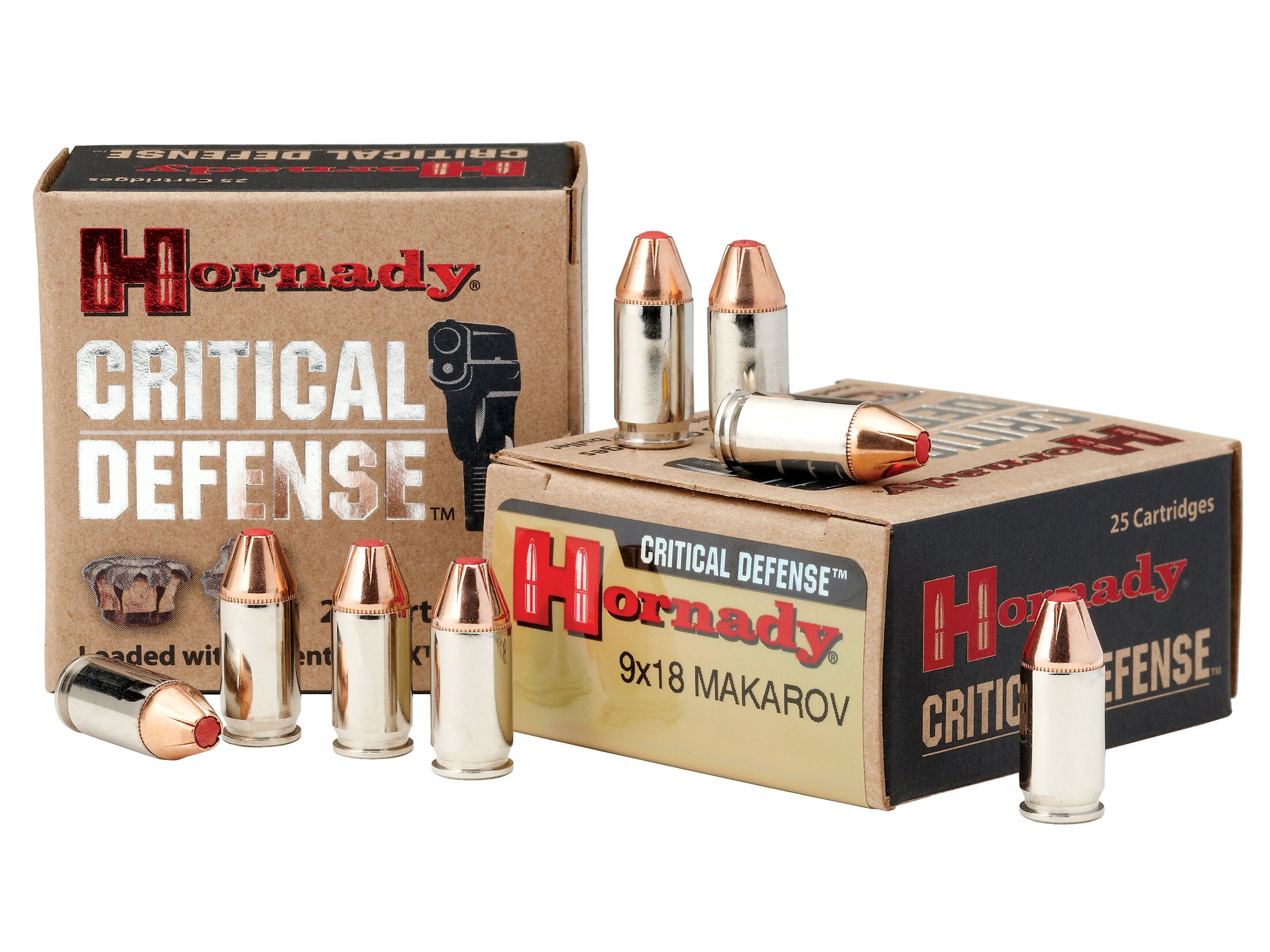 Hornady Critical Defense 9x18mm 9mm Makarov Ammo 95 Grain Hornady Hornady Critical Defense 9x18mm 9mm Makarov Ammo 95 Grain Hornady