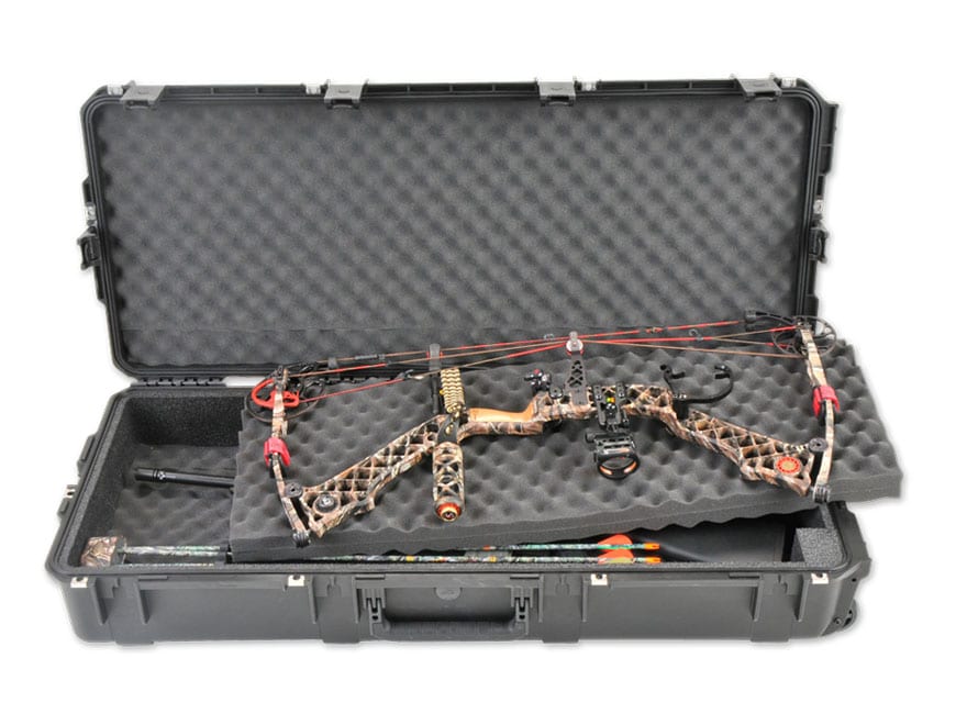 SKB iSeries 4217 MIL-Spec Double Bow/Quad Rifle Case Wheels 41 Polymer