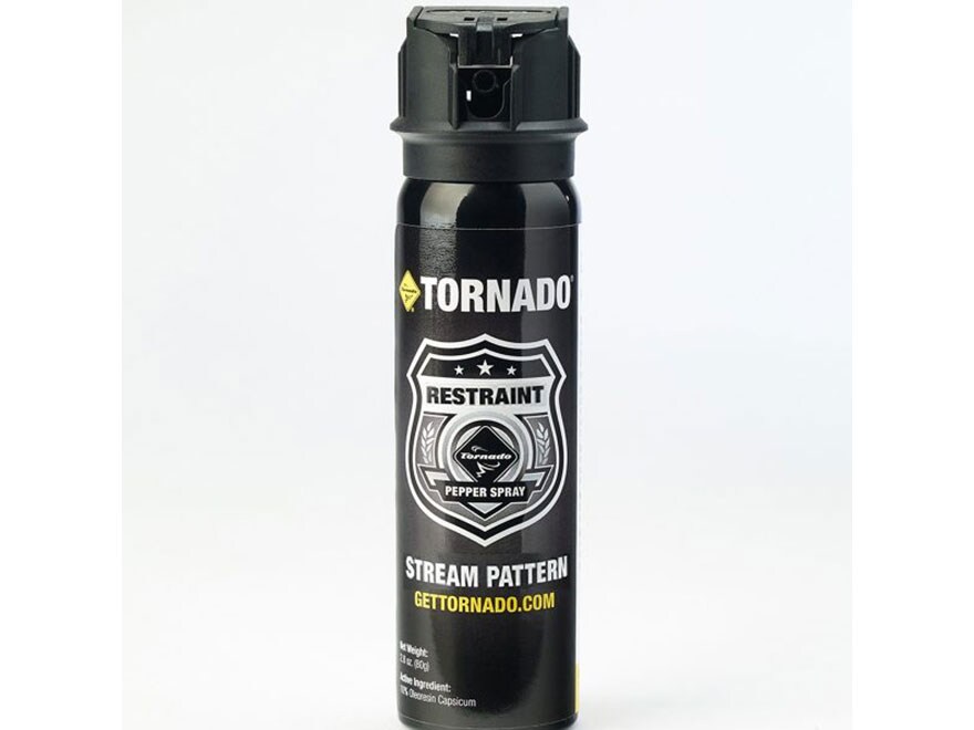 Tornado Stream Restraint Pepper Spray 10% OC 80 Gram Aerosol